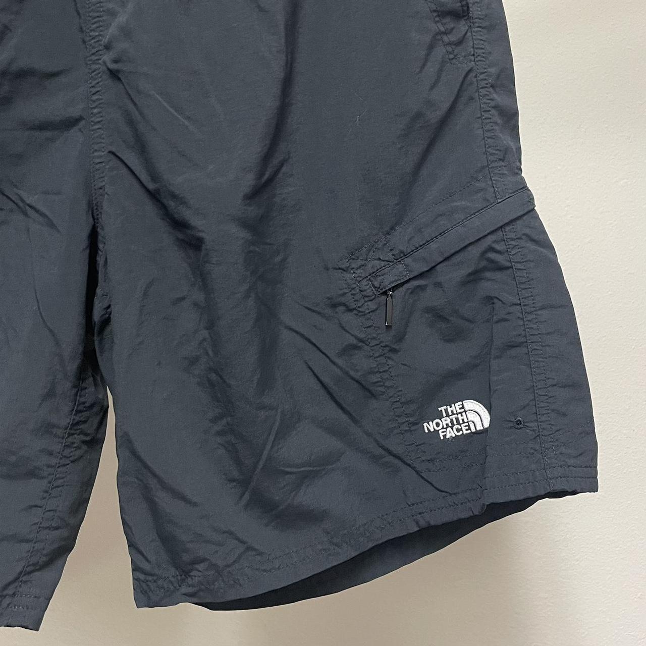 The North Face hiking shorts Black cargo outdoor... - Depop