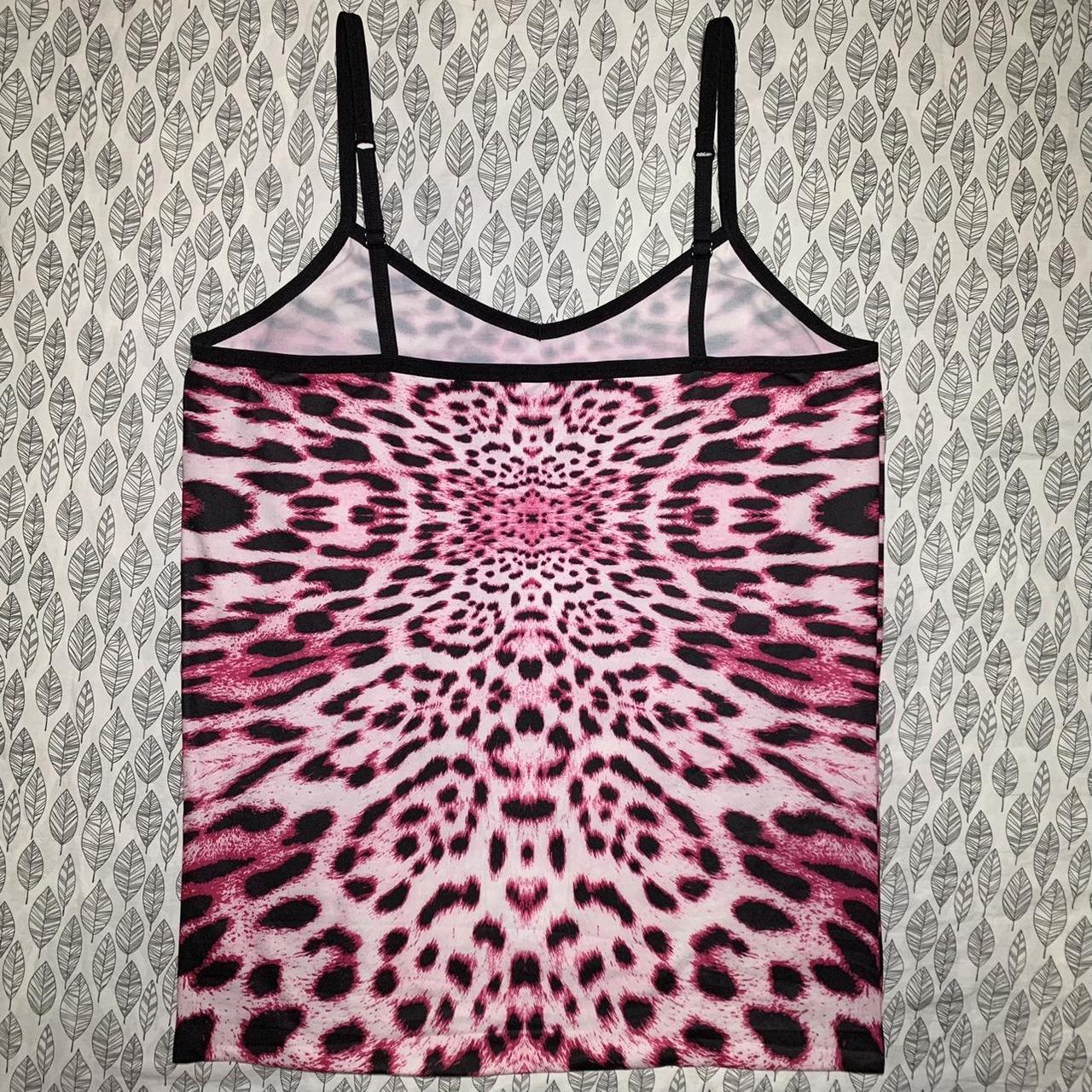 bimbocore leopard print cami top ☆ by no... | Depop