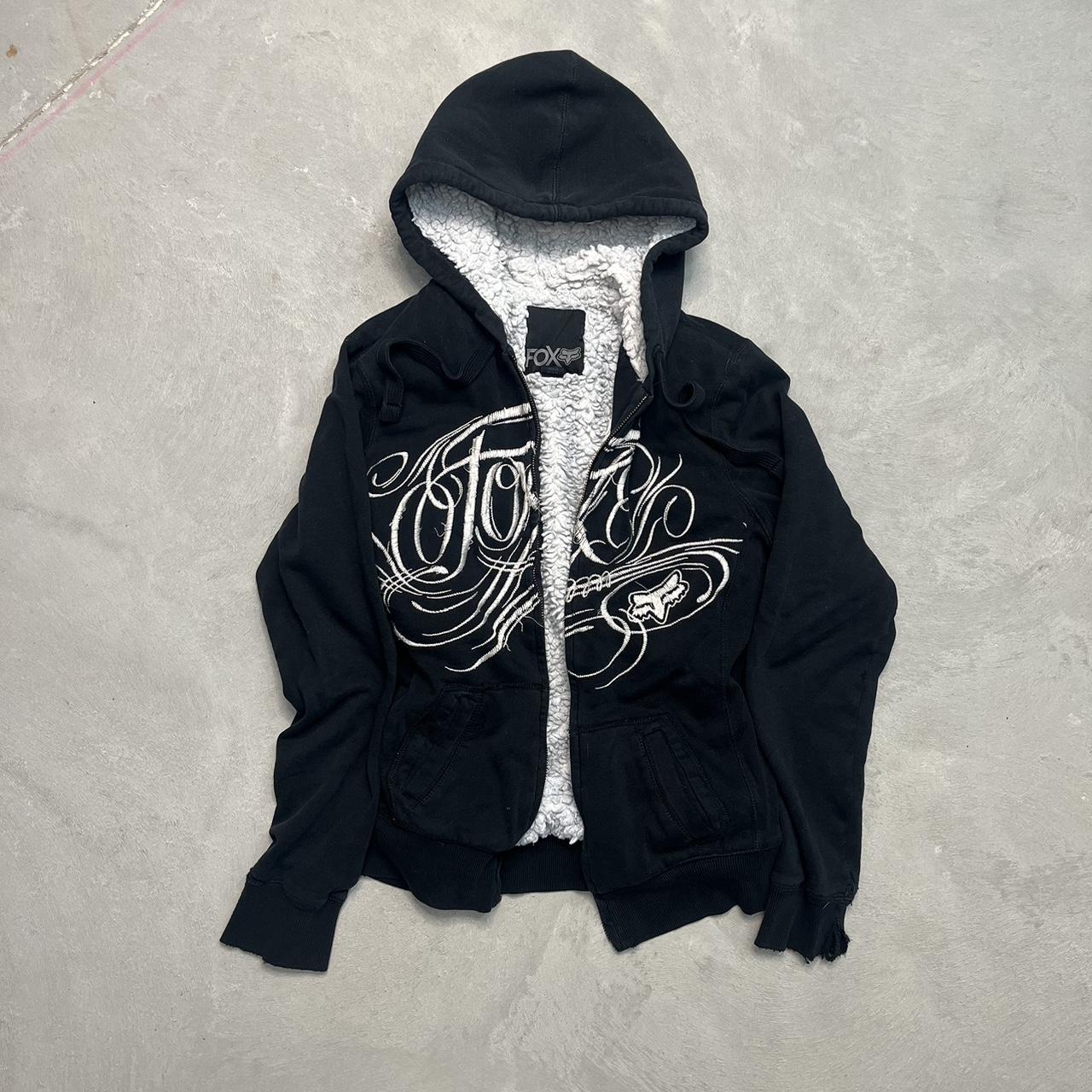 Fox Racing Men's Black and White | Depop