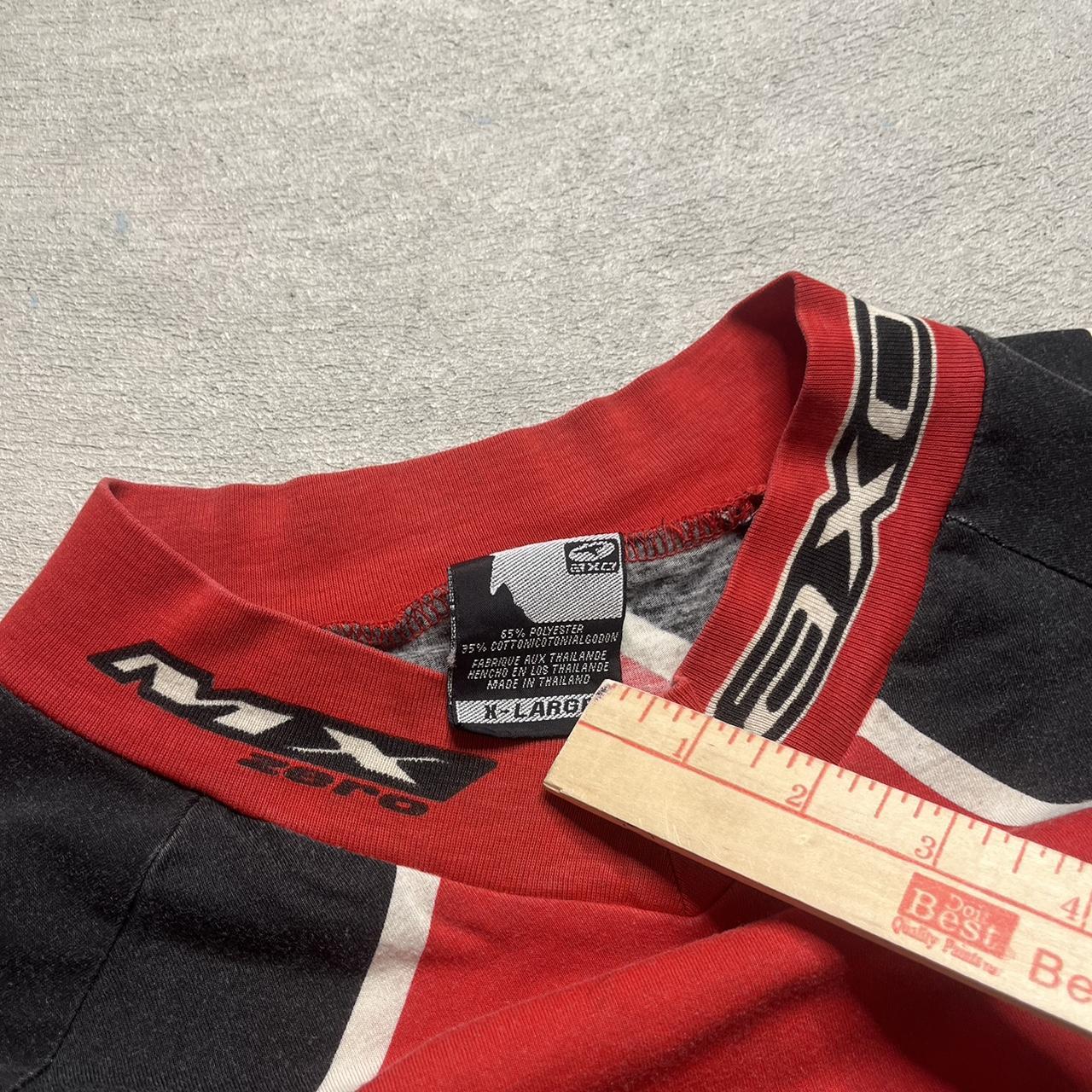 Y2K Motocross Jersey Black and red fox racing... - Depop