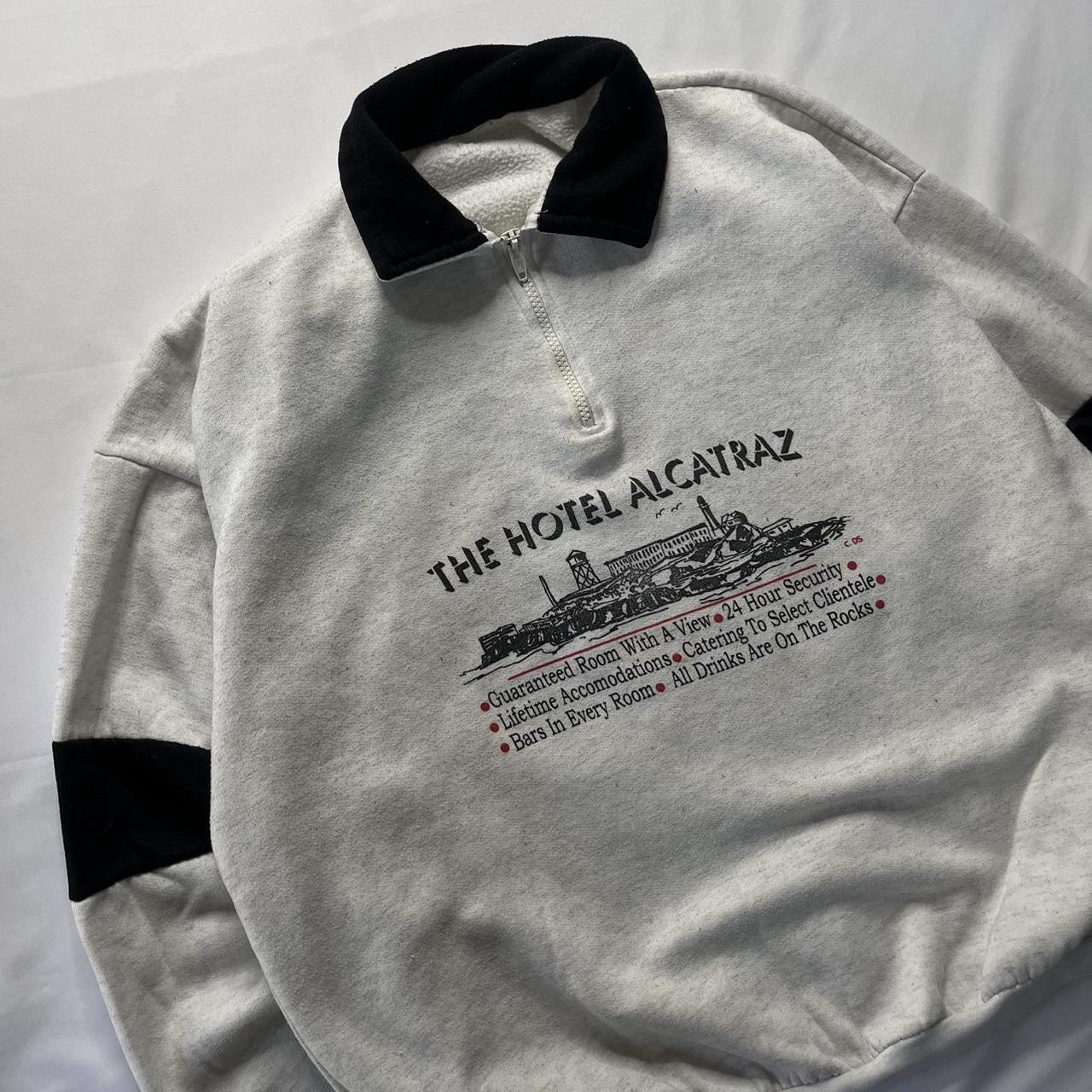 Vintage Hotel Alcatraz Sweatshirt 90s funny comedy... | Depop