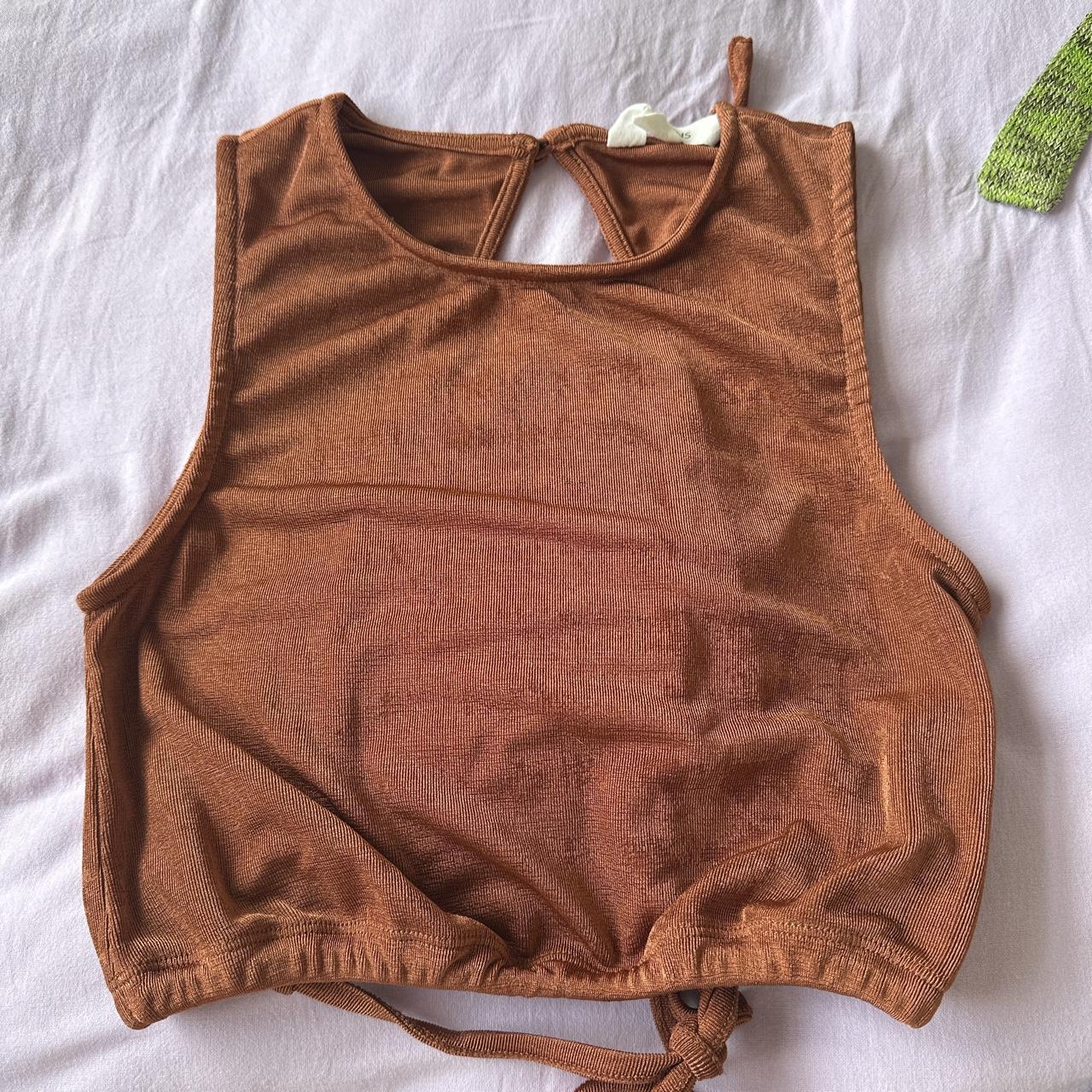 Glassons backless crop top Worn a handful of... - Depop