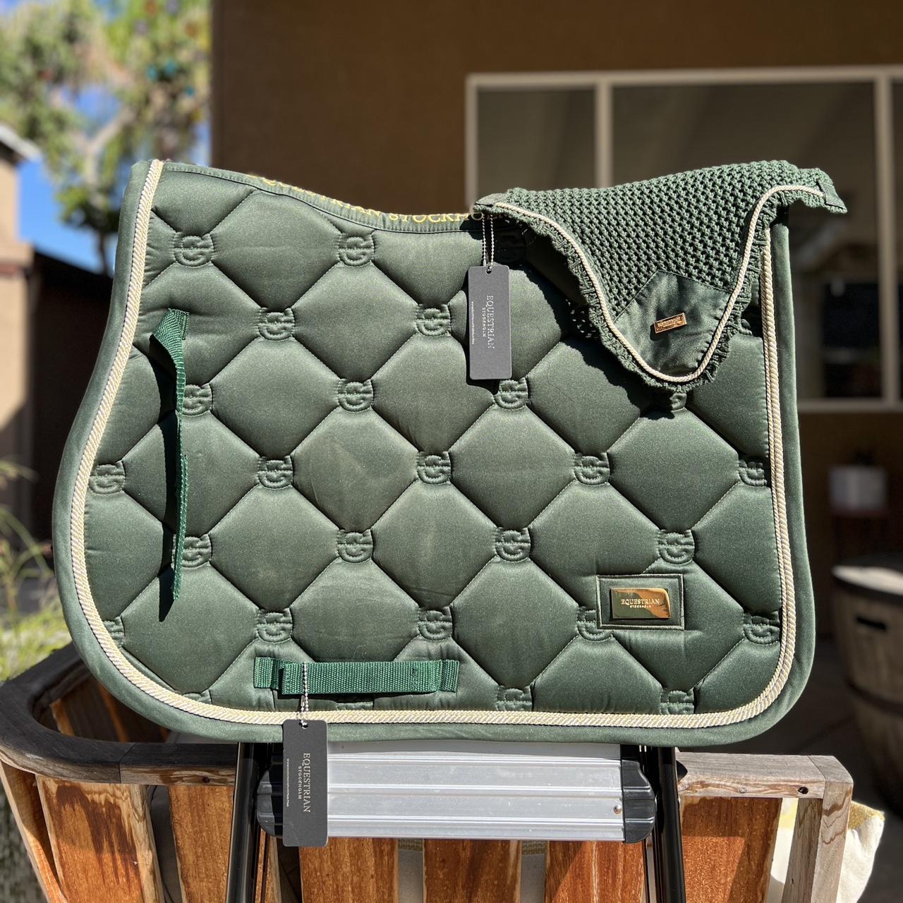 Equestrian Stockholm Forest Green Dressage & Jump... - Depop