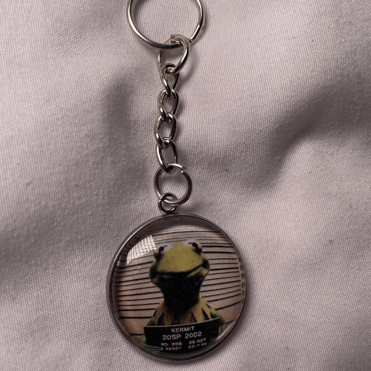 Kermit the Frog Mugshot Keychain #themuppets... | Depop