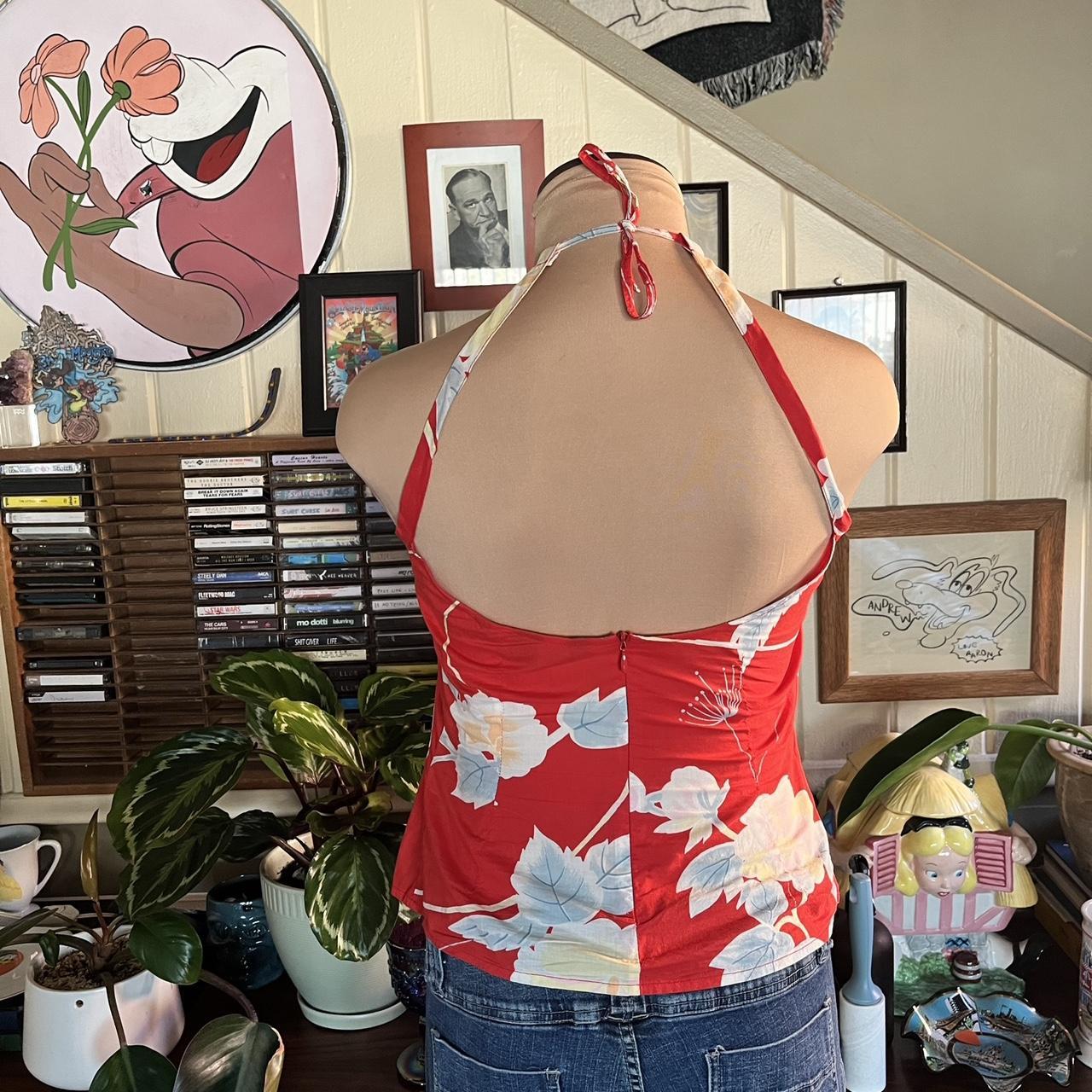 FREE SHIPPING 🥳 Red French Connection floral halter... - Depop