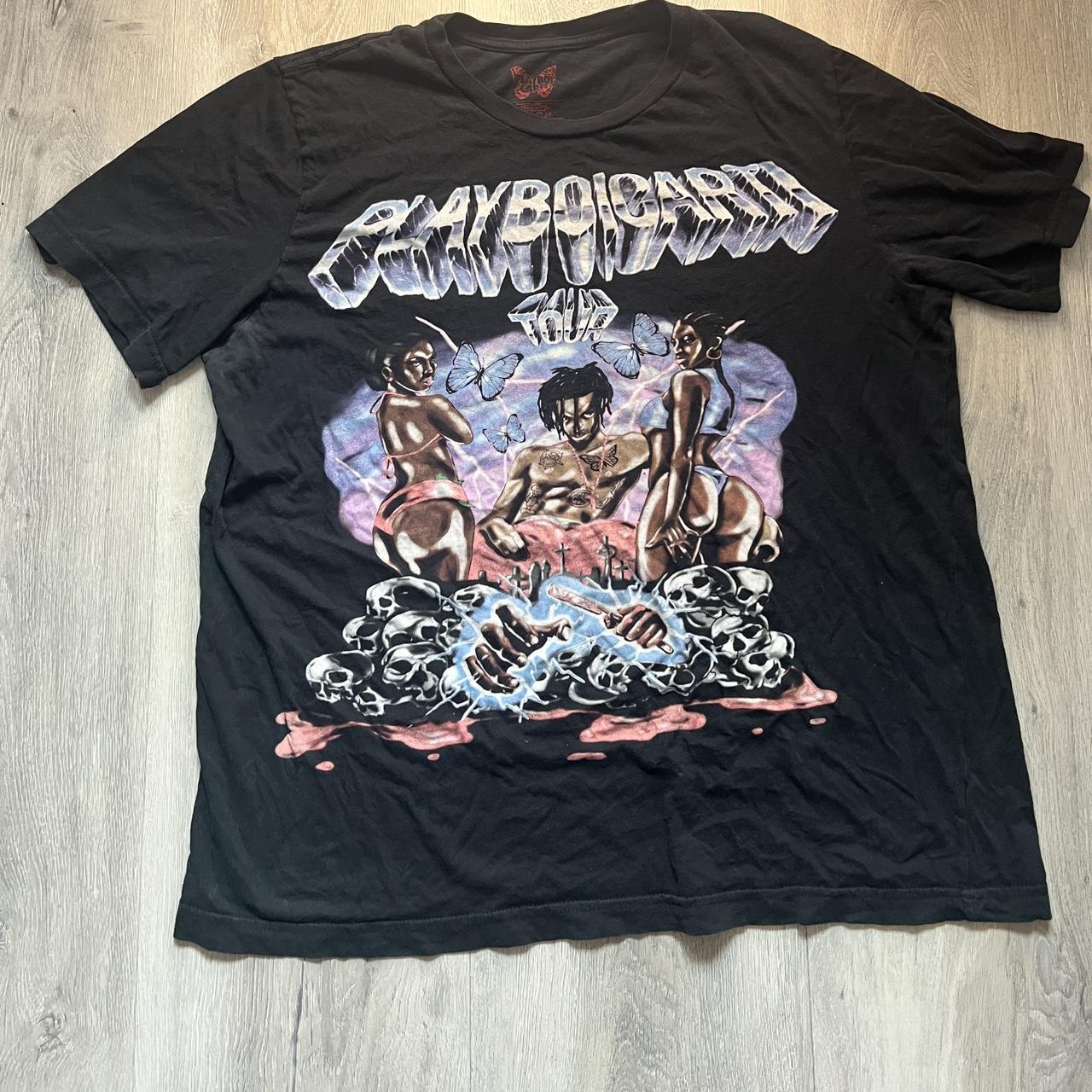 RARE Playboi Carti Tour 2017 black shirt #streetwear | Depop