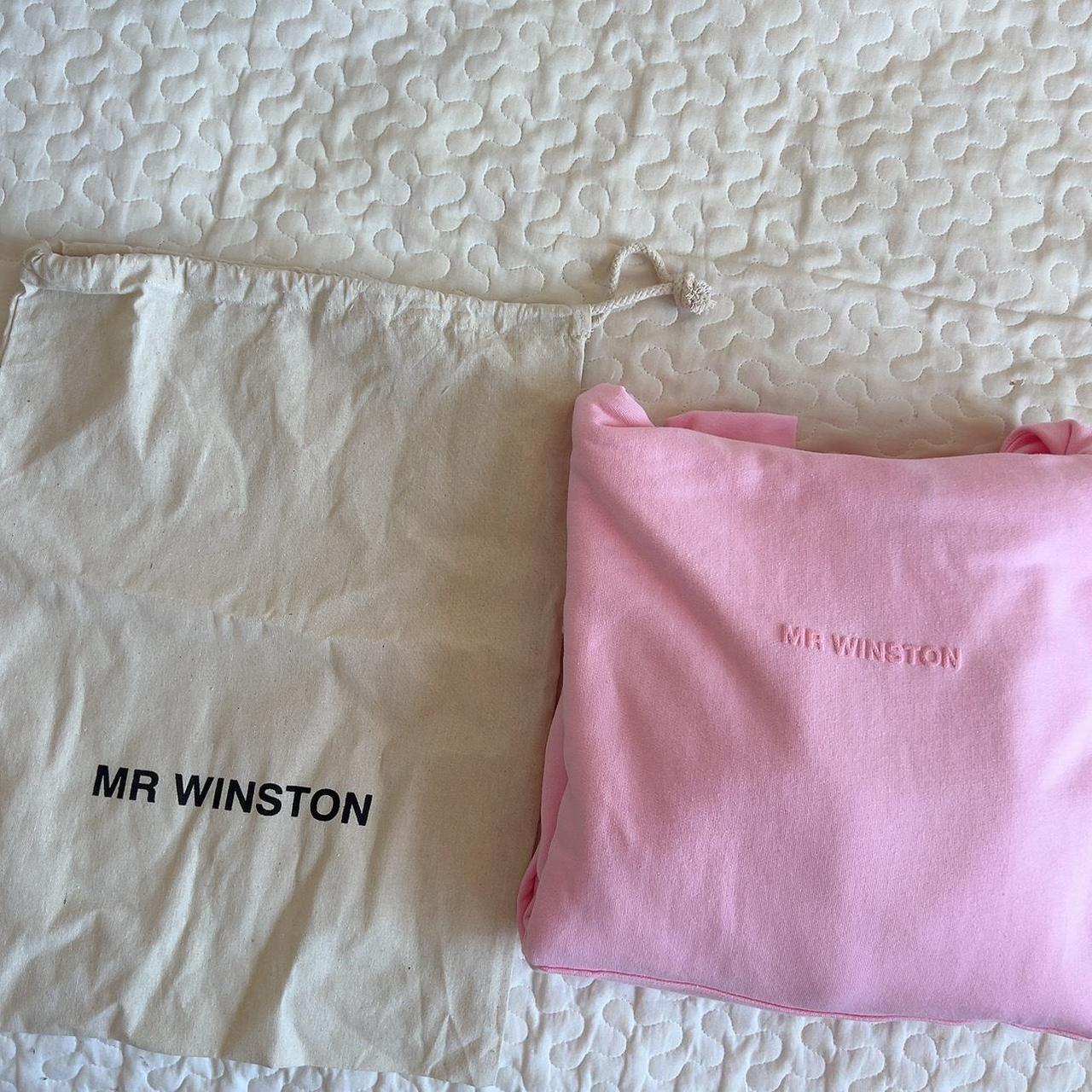 Mr Winston Limited Edition Baby Pink Puff Hoodie 🤍... - Depop