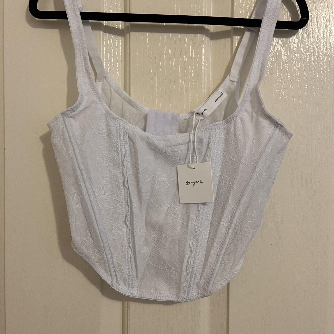 BNWT Lace Corset Top - Depop