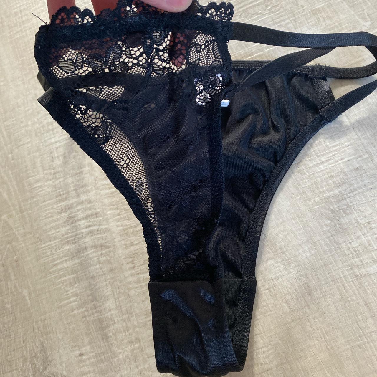 Brazilian laced thong Size S pretty little thing Once - Depop