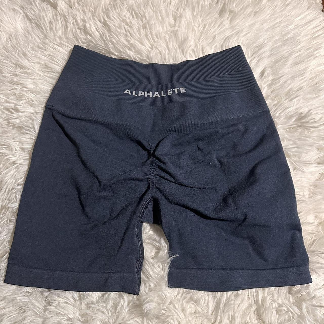 Alphalete Women's Blue Shorts | Depop