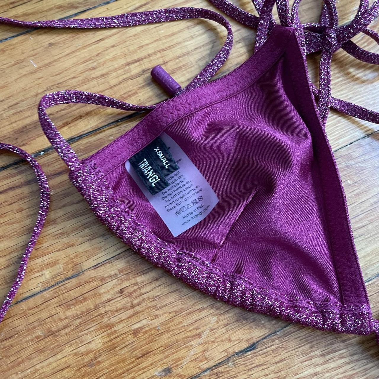 Triangl string bikini (aka Stevie) in “grape... - Depop