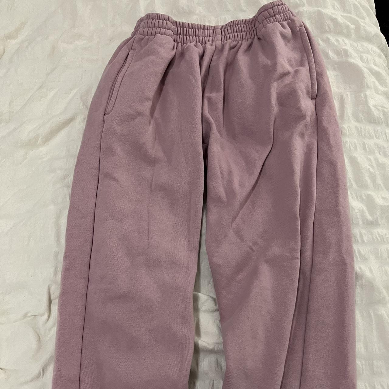 Factorie purple fleece trackies Thick material Xs - Depop
