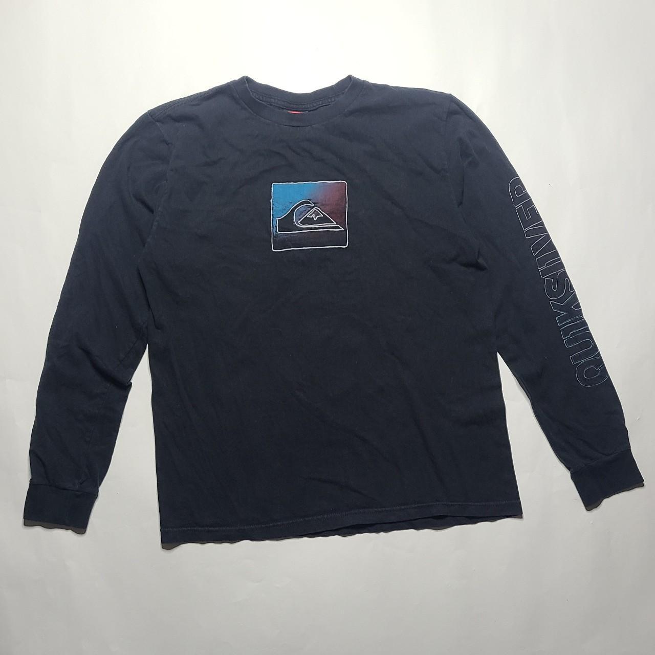 Quiksilver long sleeve shirt sz M Length-... - Depop
