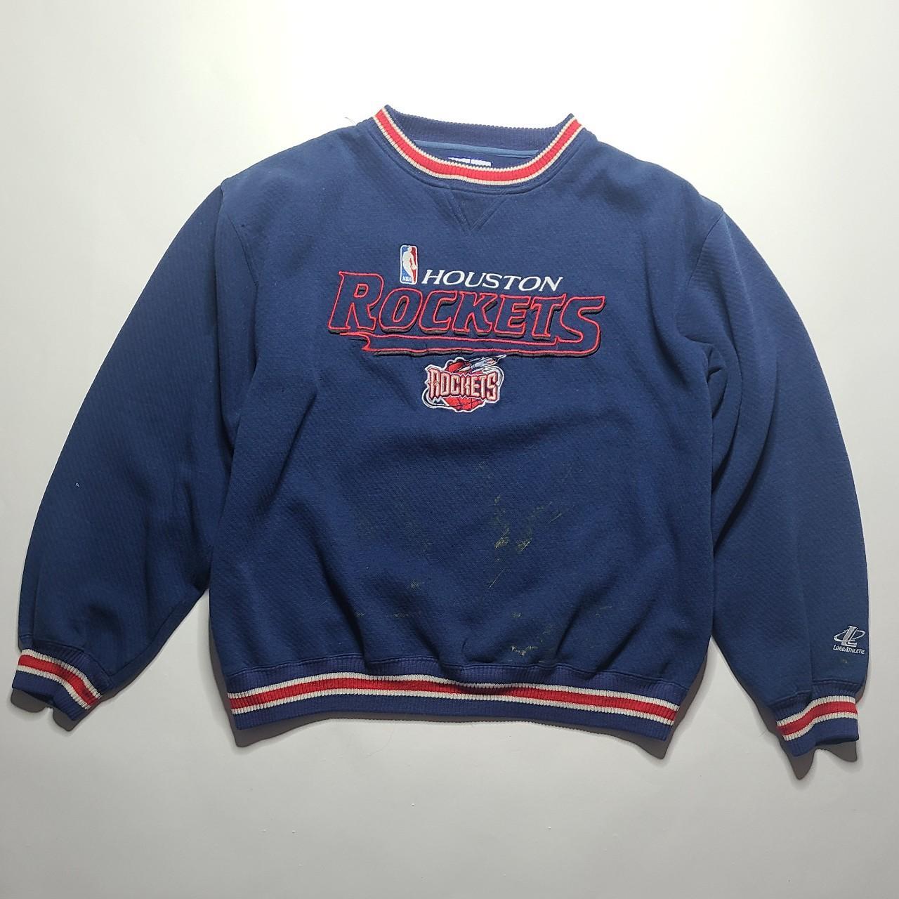 Vintage 90s Houston Rockets sweatshirt sz XL some... - Depop