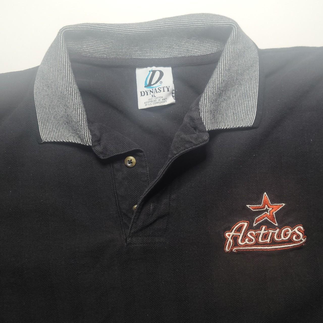 Vintage Astros polo shirt sz XL - Depop