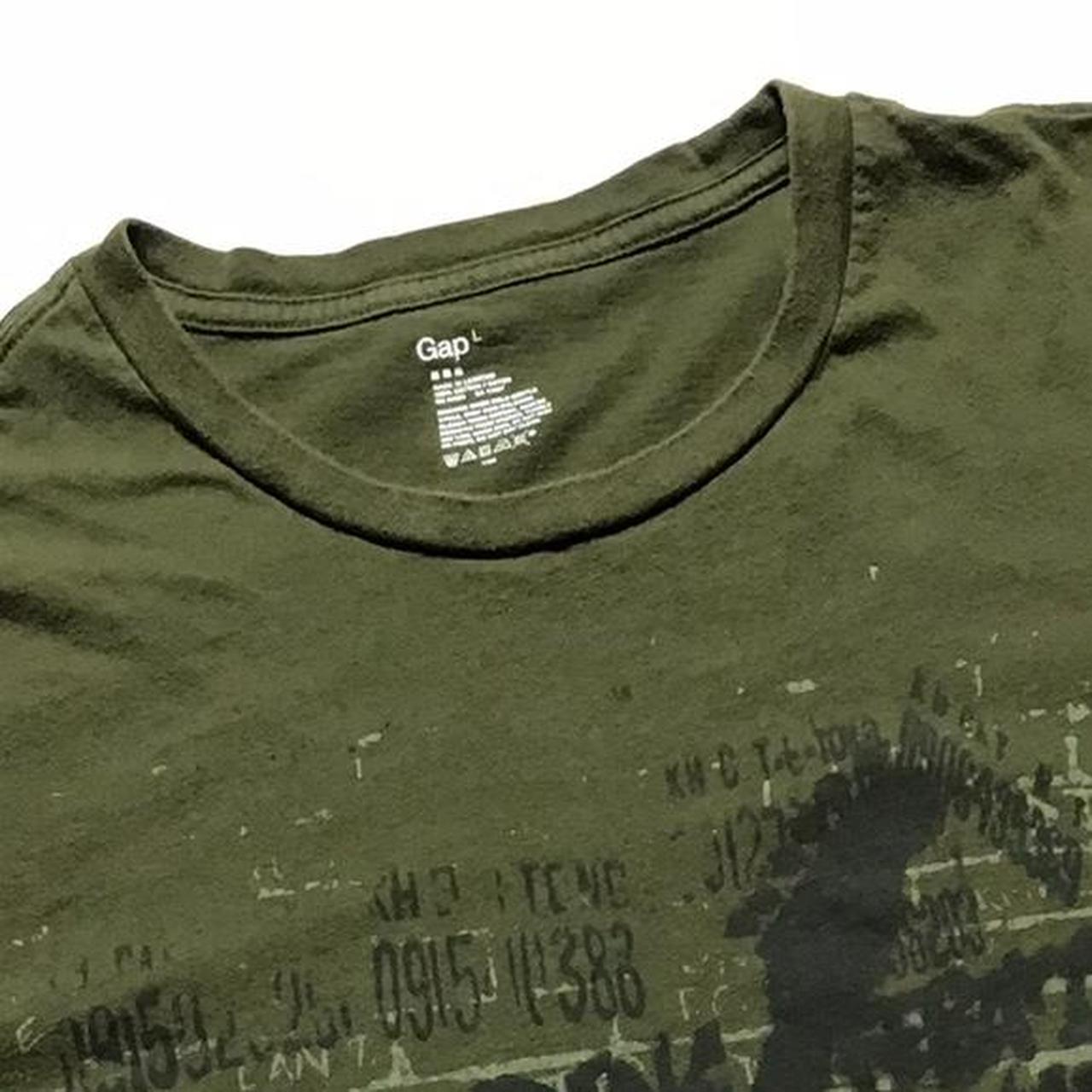 Y2K Gap grunge shirt sz L - Depop