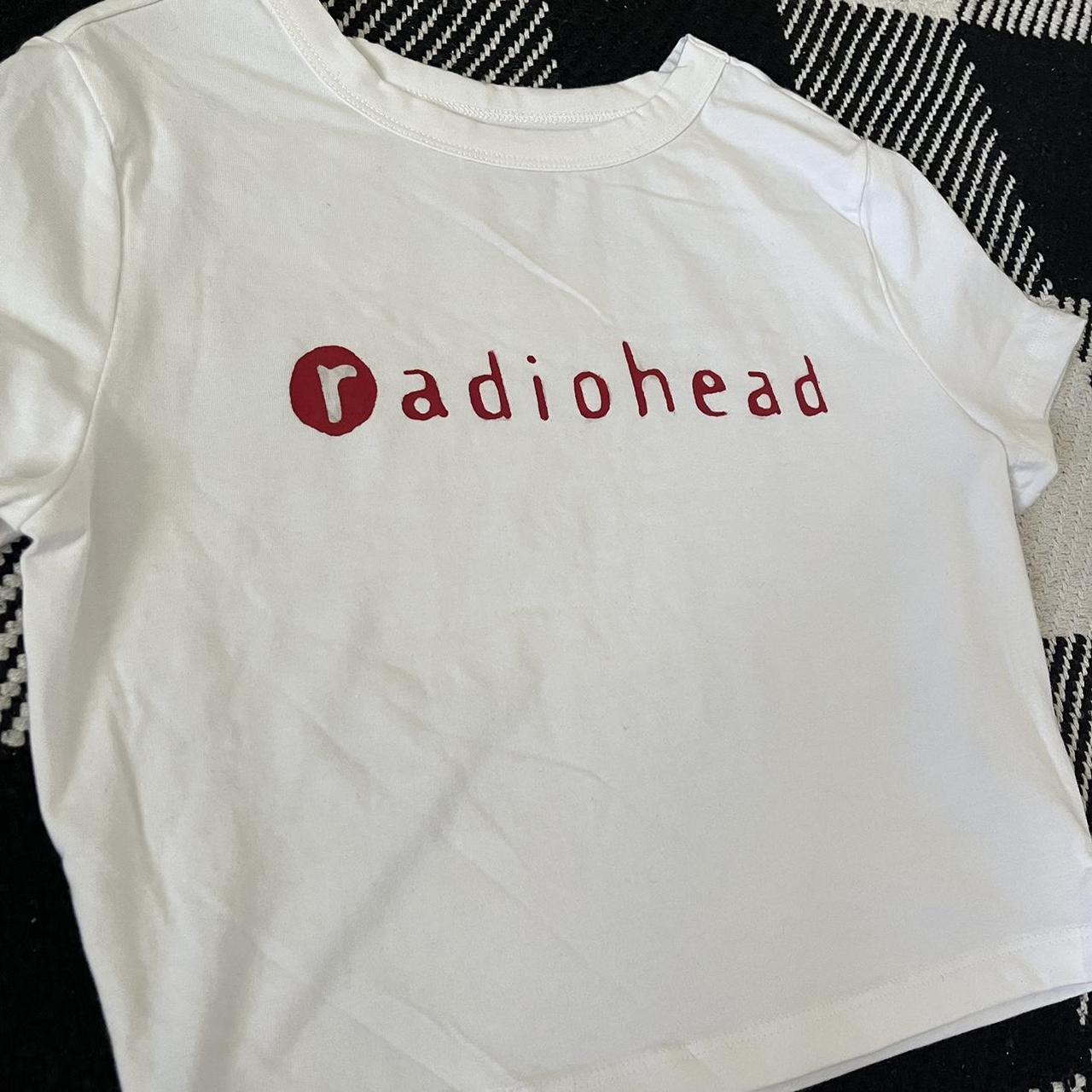 Radiohead band baby tee! $22 + $6 US tracked... | Depop