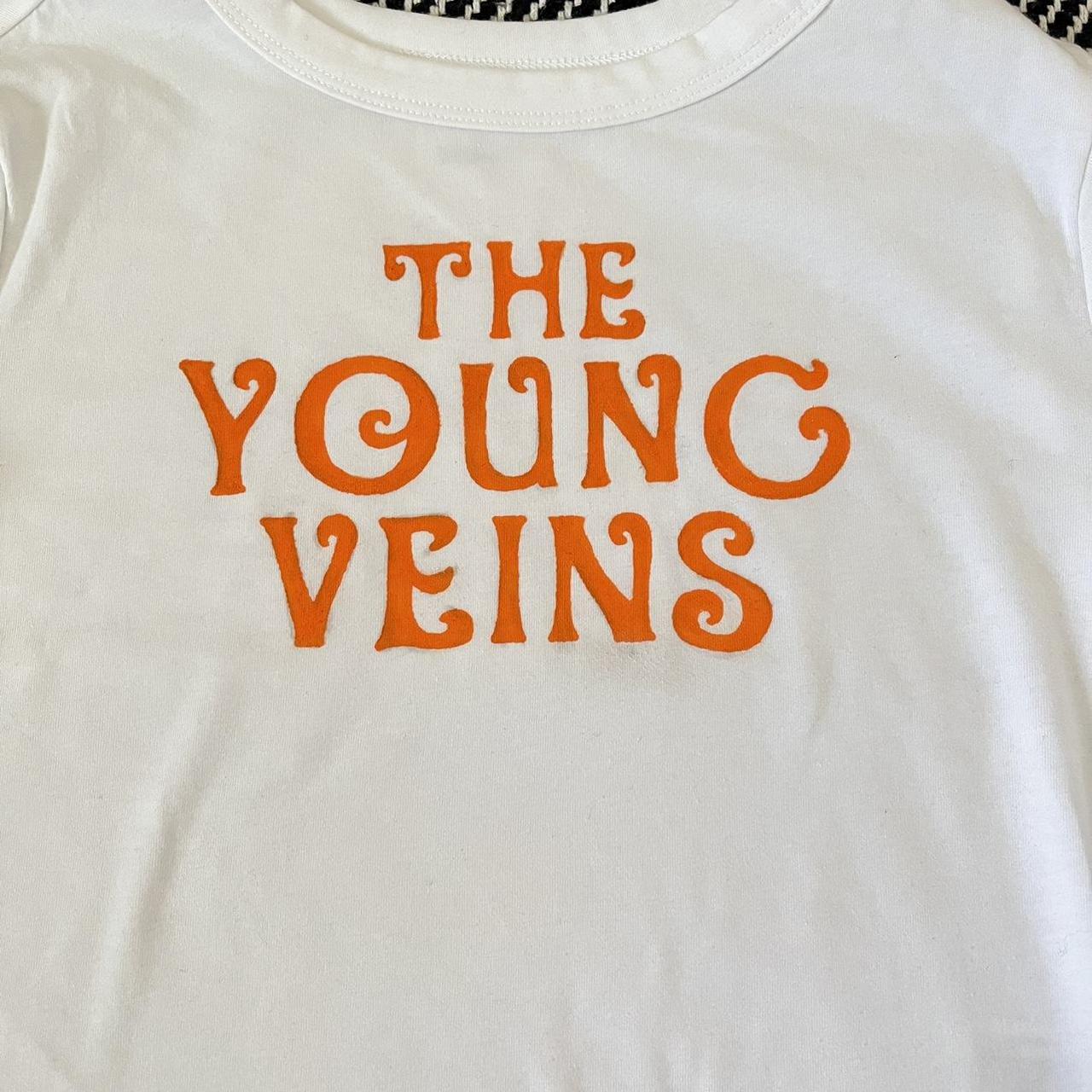 The Young Veins band baby tee! $22 + $6 US tracked... | Depop