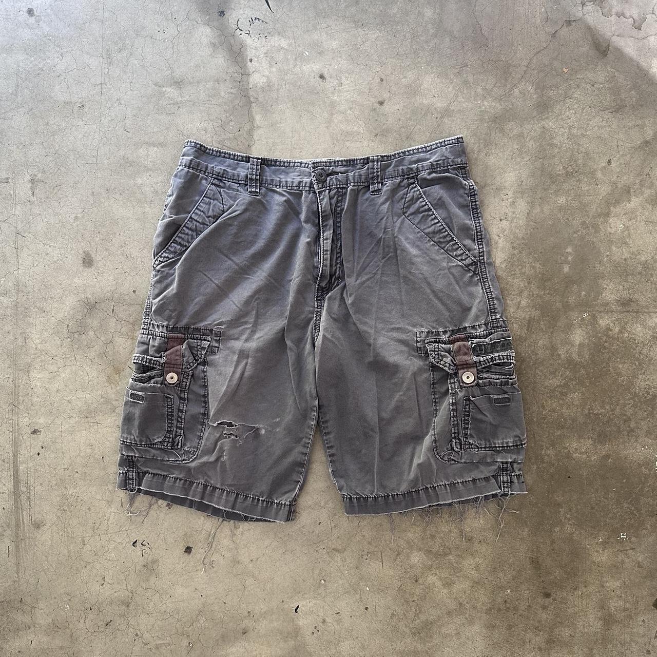 Vintage Union Bay cargo shorts Natural... - Depop