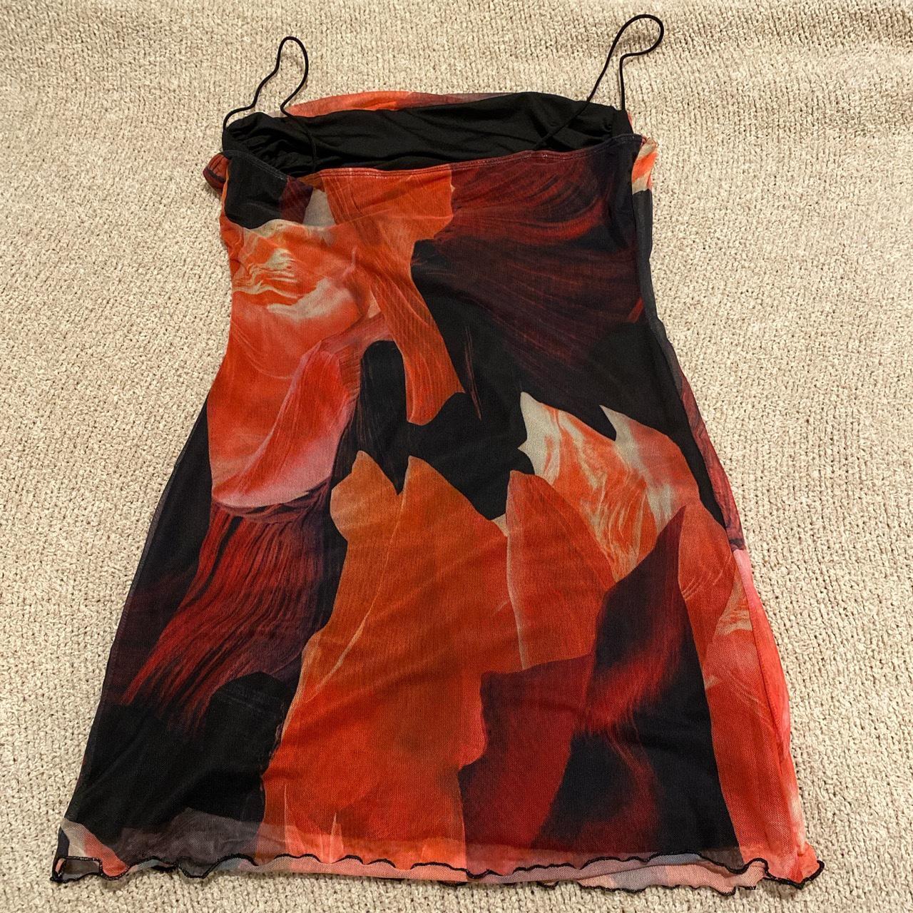 Red and black Princess Polly cocktail dress only... - Depop