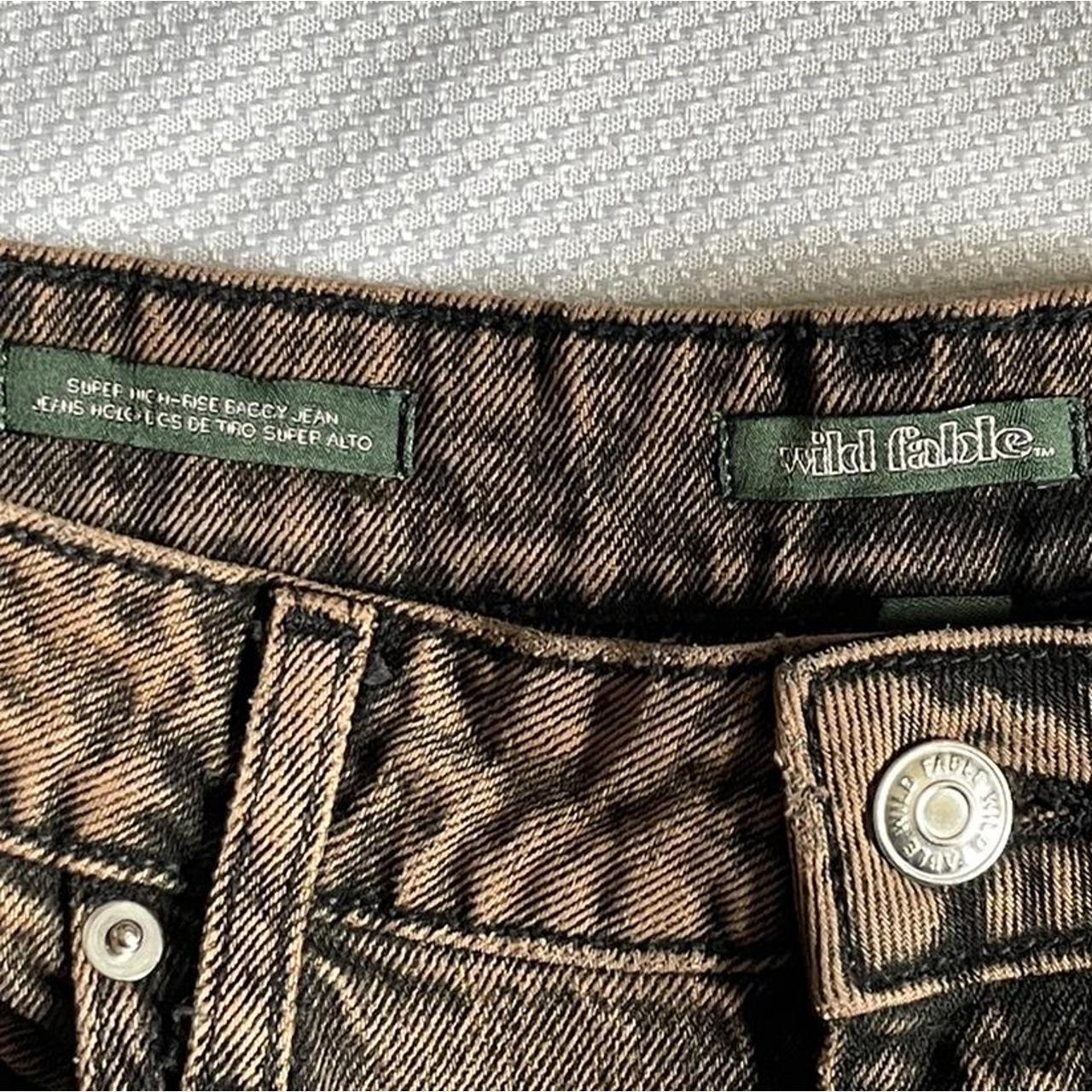 Target Wild Fable Super High rise baggy jean Height... - Depop