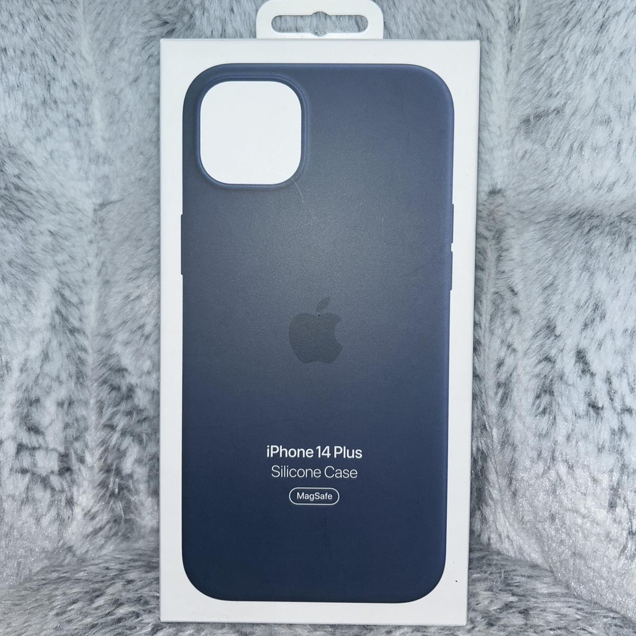 Unused Navy Iphone 14 plus phone case Accepting... - Depop