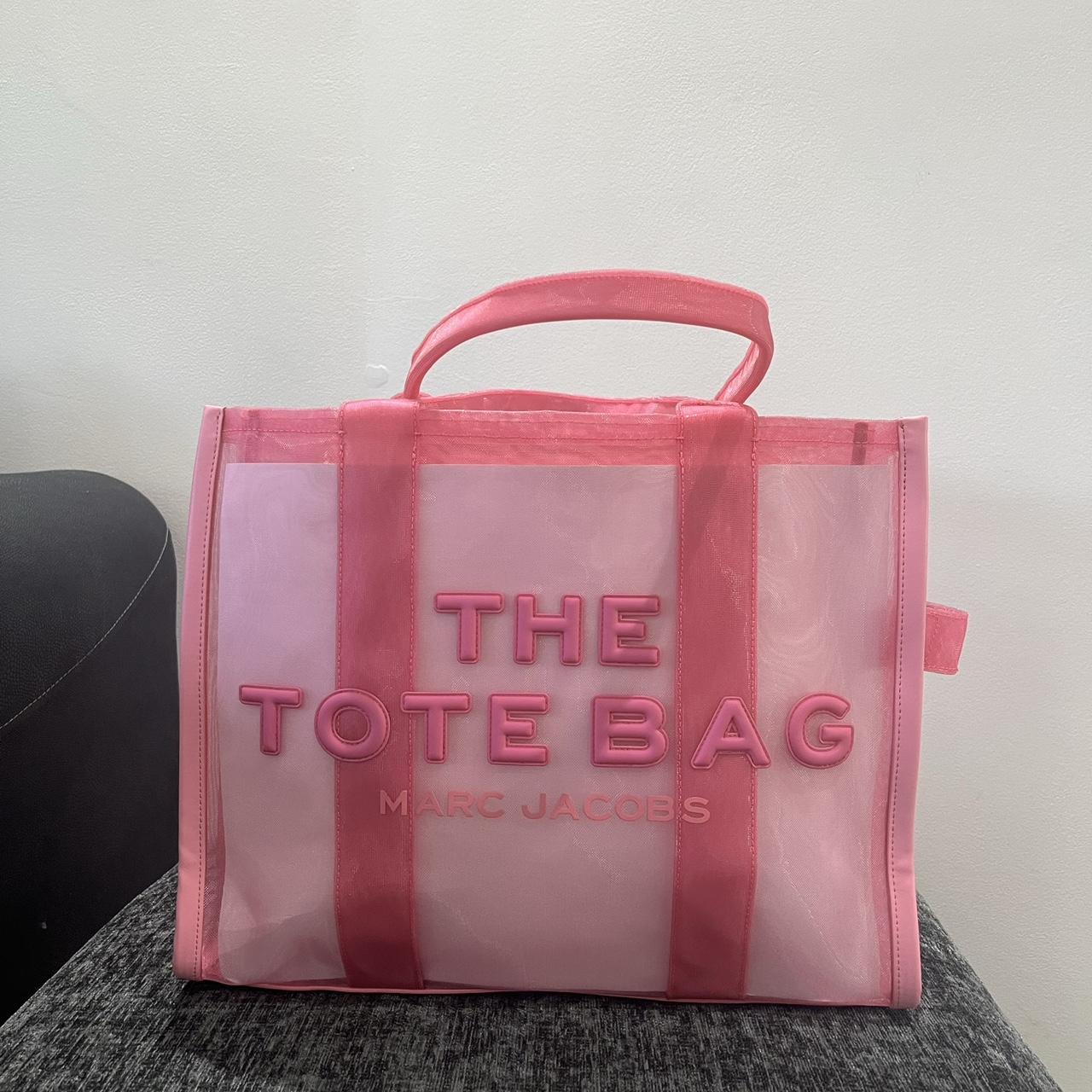 Marc Jacobs Candy Pink Mesh Tote Bag. Brand New,... - Depop
