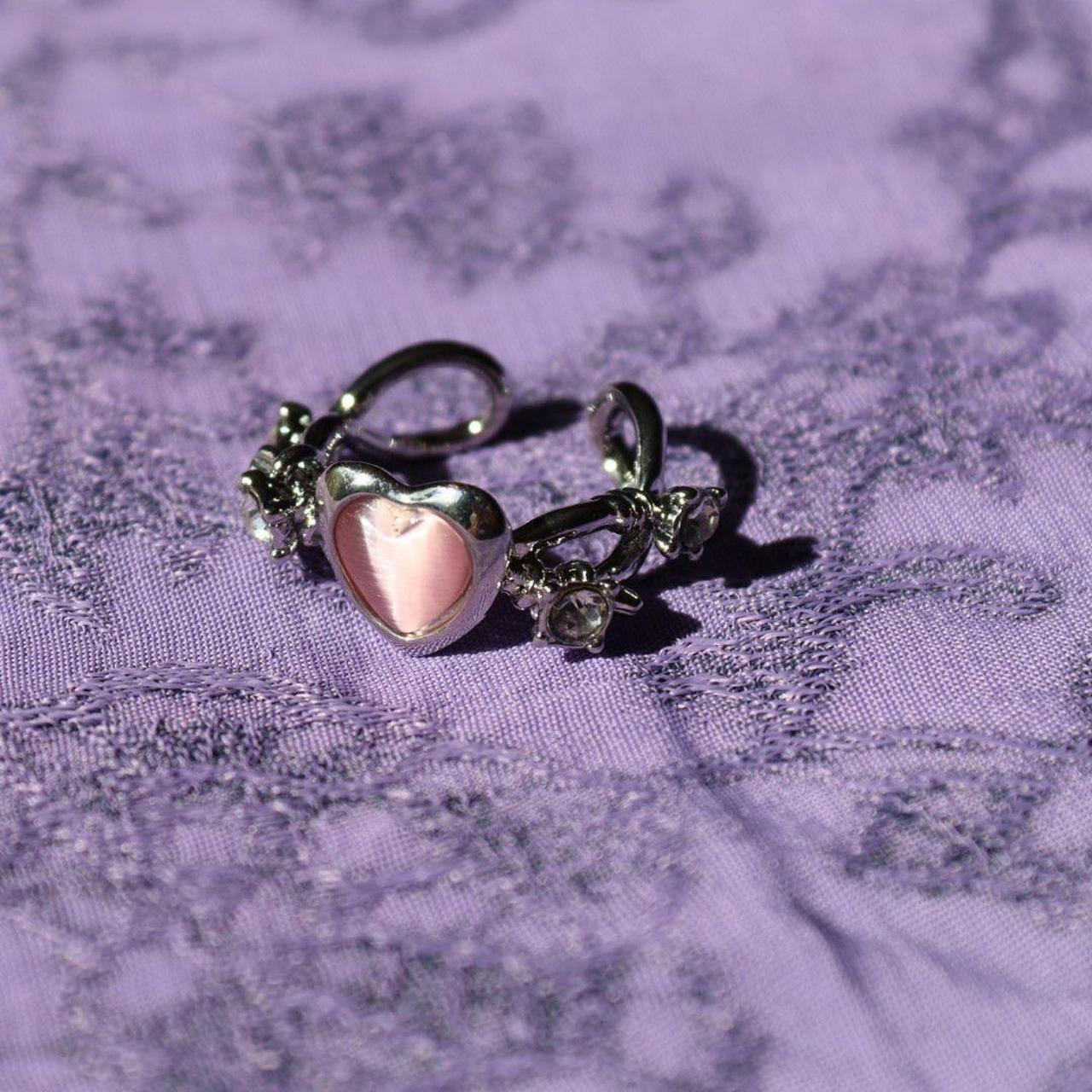 Cute pink y2k ring 💓 90s/y2k aesthetic ring :) UK... - Depop