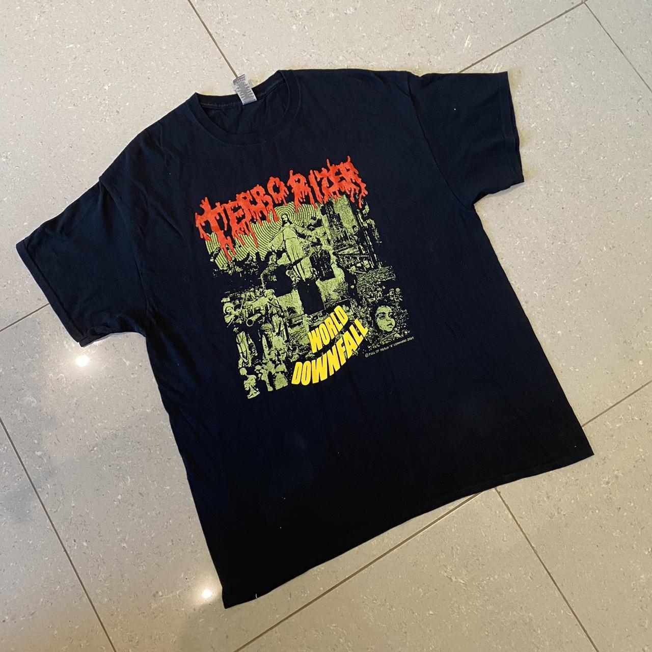 Terrorizer grindcore 90’s band shirt by full of... - Depop
