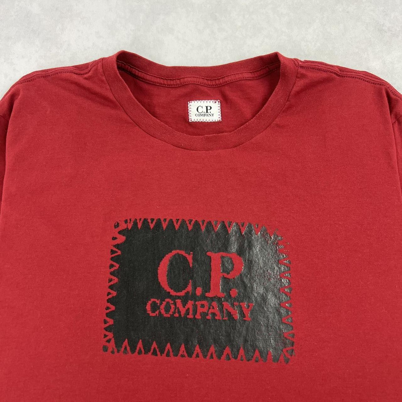 CP Company Men's Red T-shirt | Depop