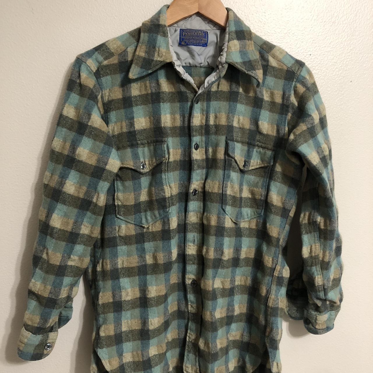 Vintage Pendleton wool flannel shirt Size small 16... | Depop