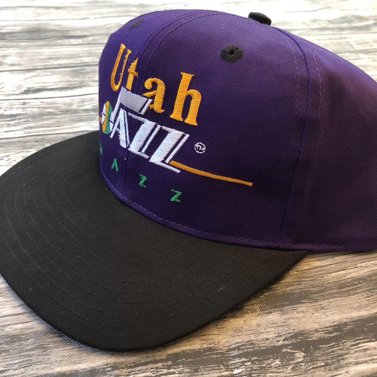 Vintage Utah Jazz SnapBack hat OSFA SnapBack One... - Depop