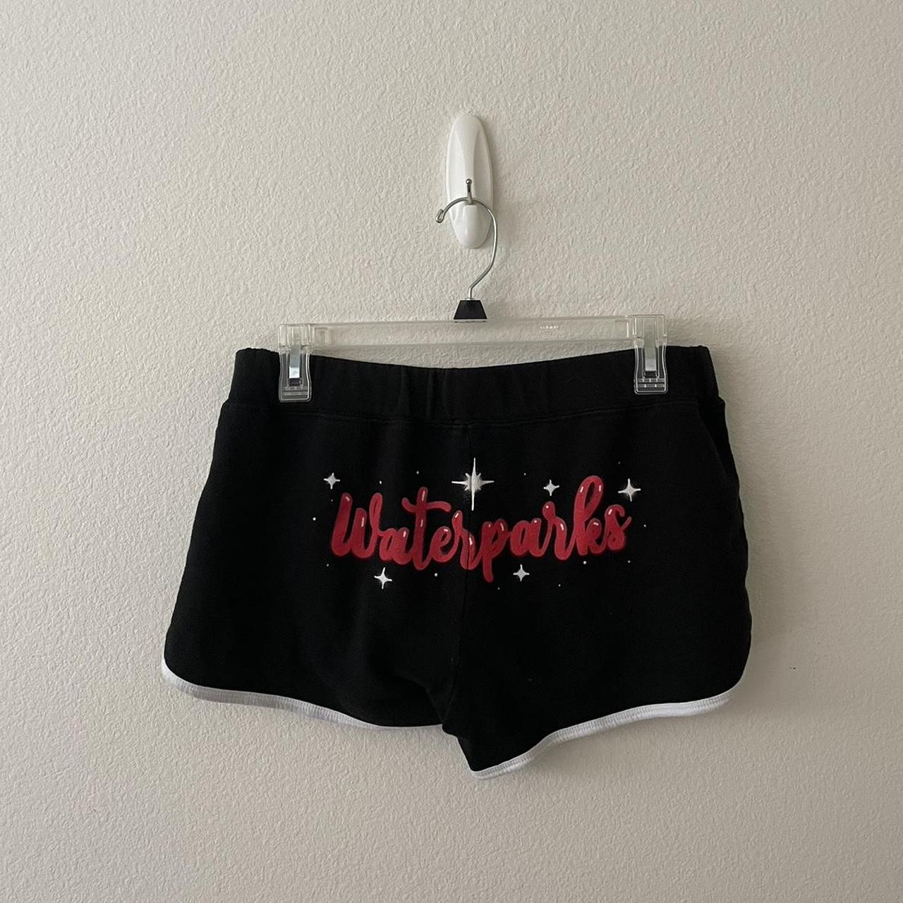 🐸 waterparks band shorts merch 🐸 size: i cut off... - Depop