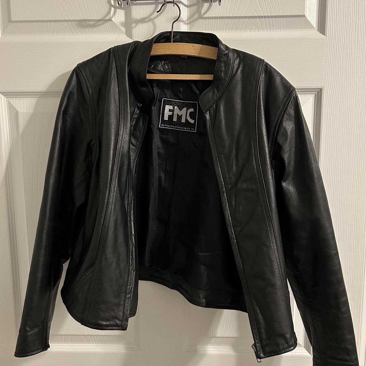 Designs by FMC Women's Black Jacket | Depop