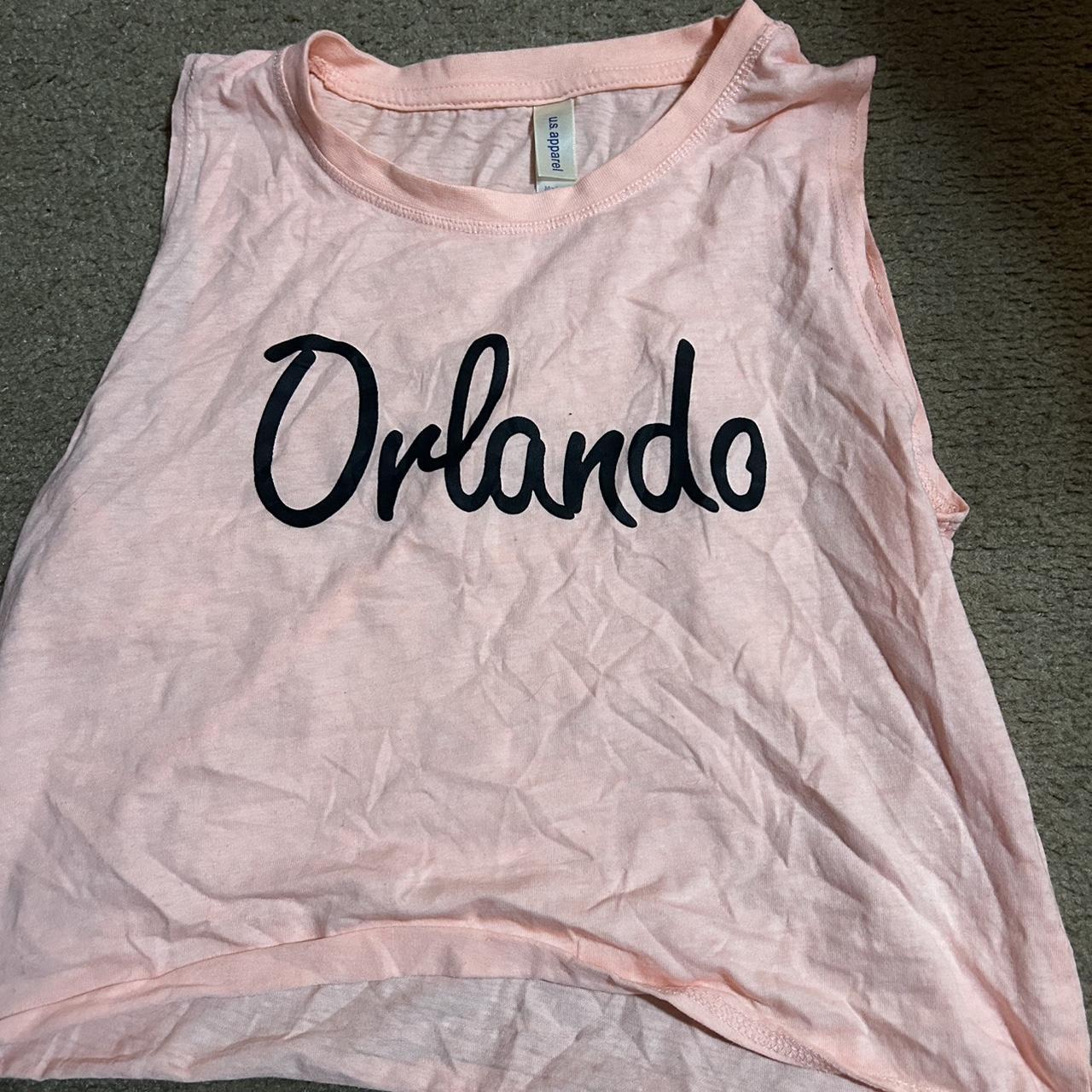 Pink Orlando shirt Never worn - Depop