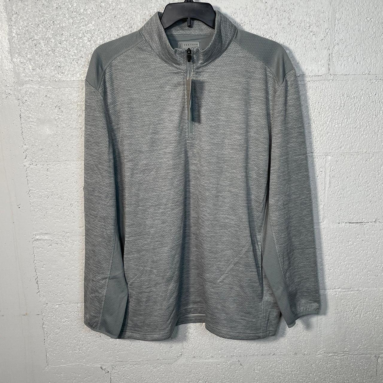 PGA TOUR Men's Two-Tone Quarter-Zip Golf... | Depop