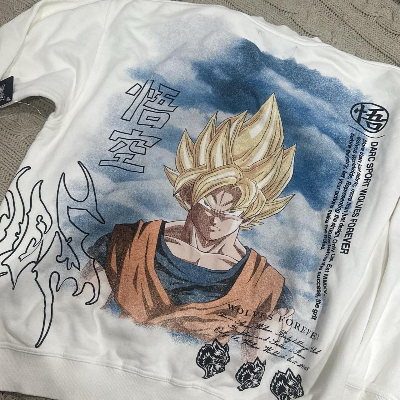 GOKU LONDON CREWNECK IN CREAM London Crewneck True... - Depop