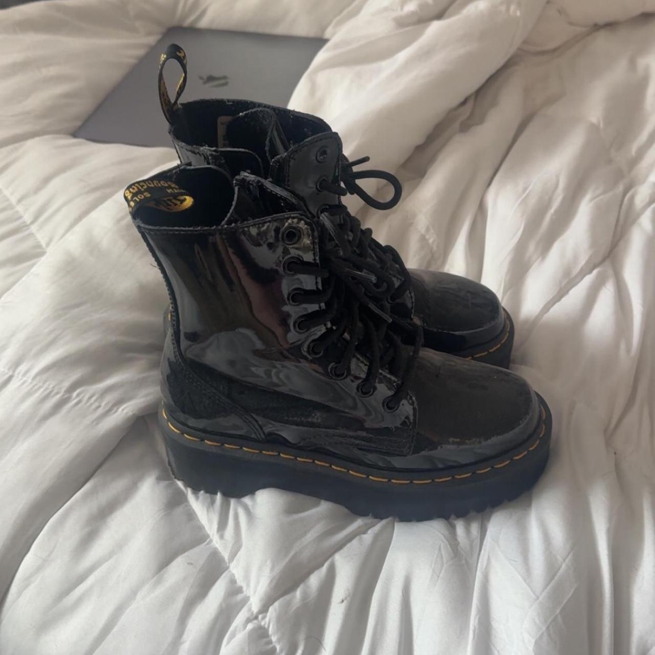 Doc Martin platform boot. These have never been worn... - Depop