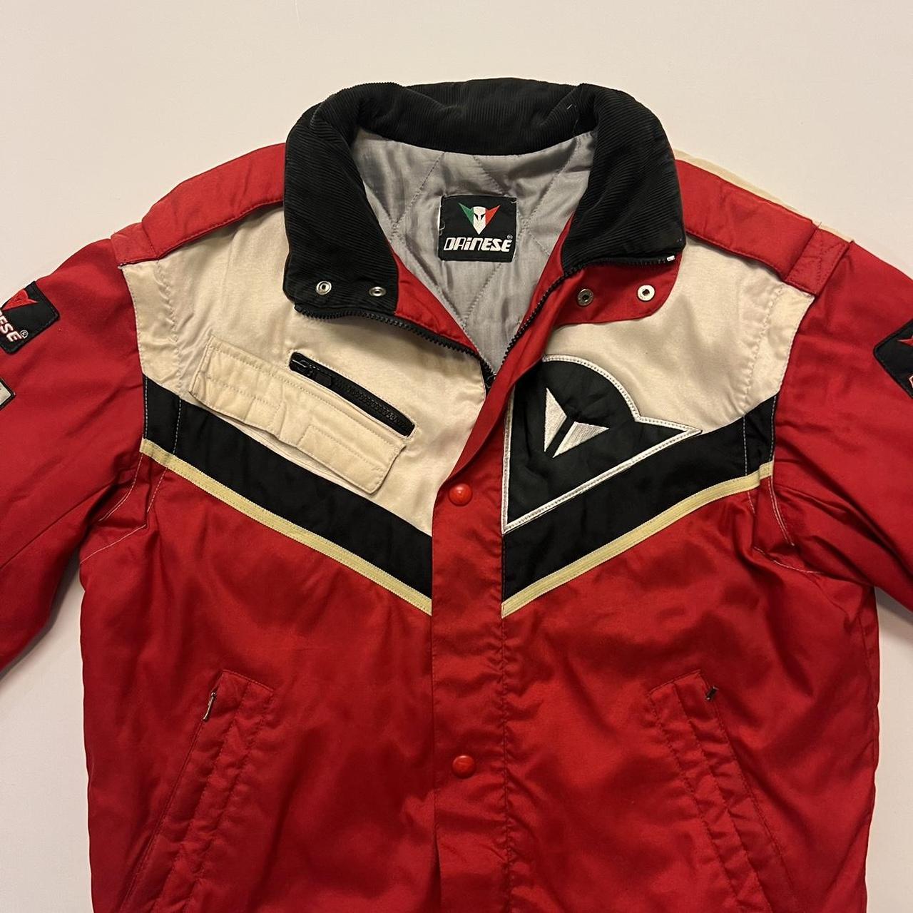 Vintage Dainese racing jacket with embroidered... - Depop