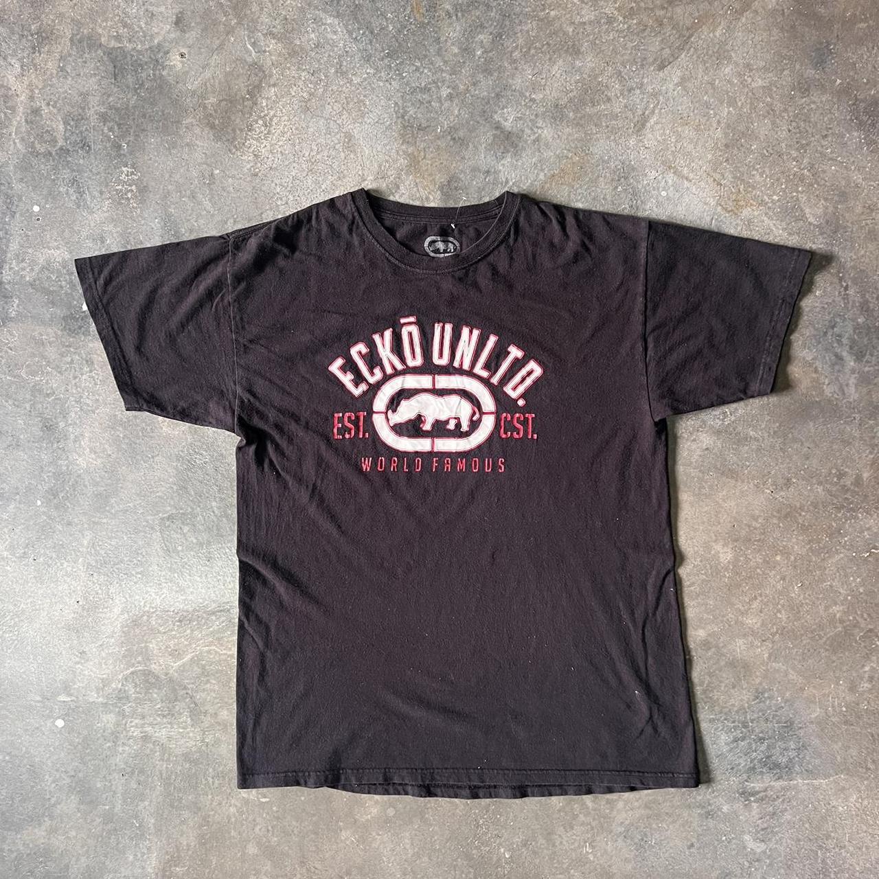 Vintage y2k Ecko t-shirt in black. Good... - Depop