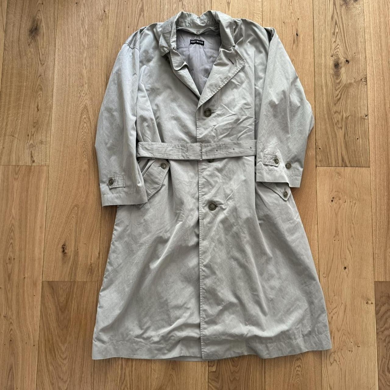 Vintage Issey Miyake trench coat with removable... - Depop