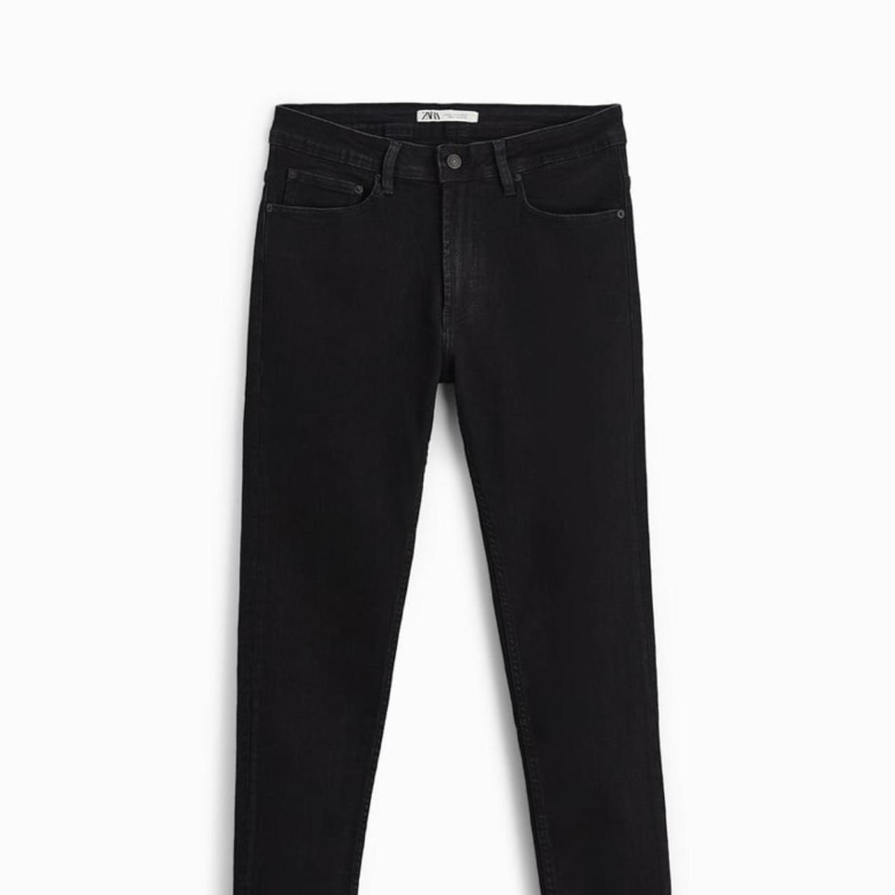 Zara Mens Black Jeans Depop