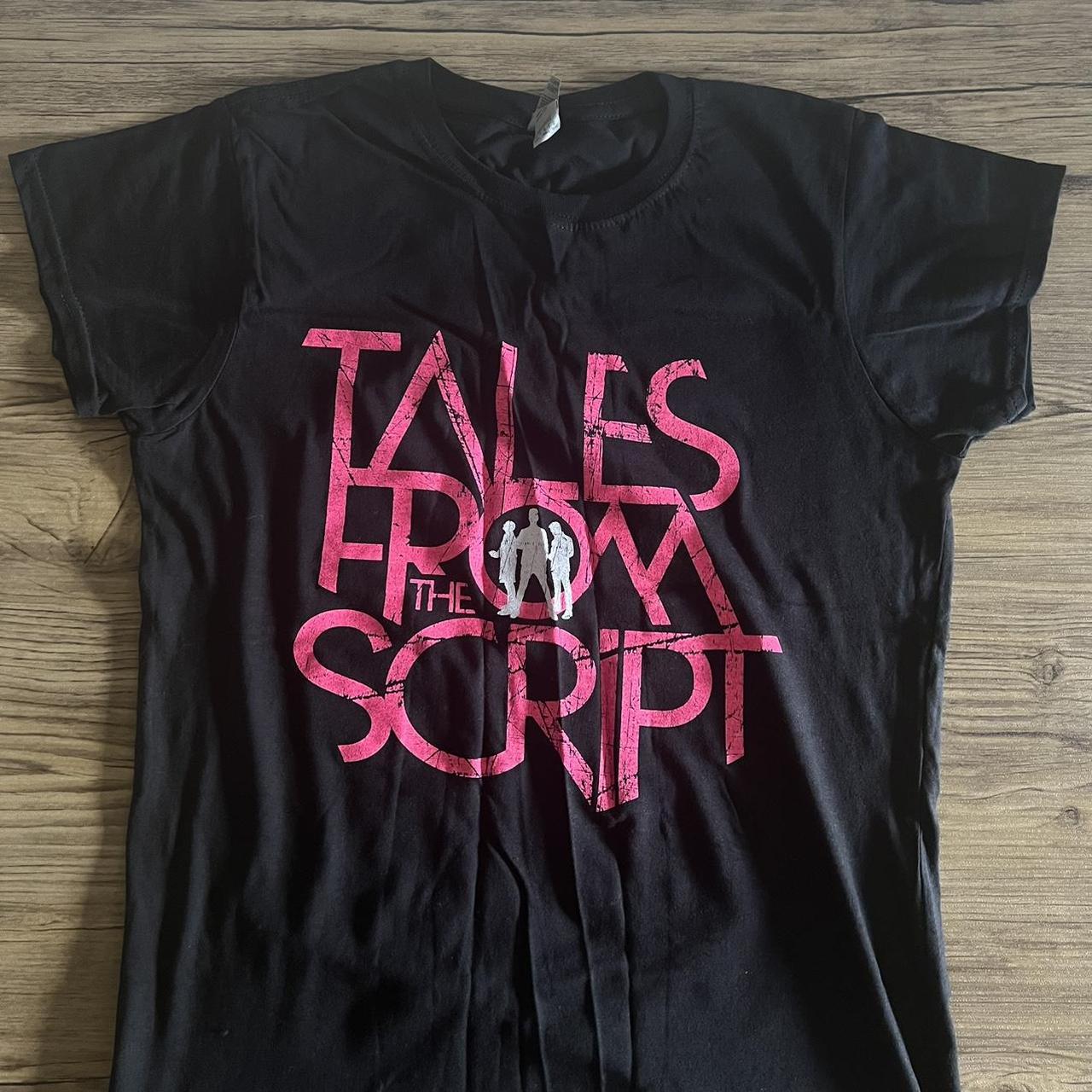 the script tour t-shirt, ladies fitted size L, never... - Depop