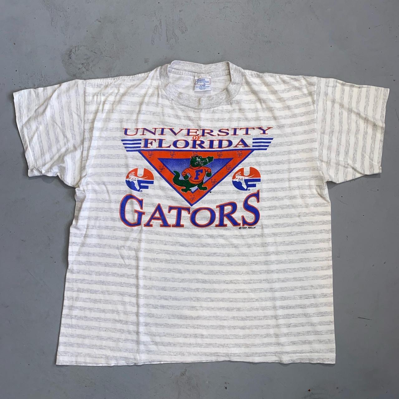 Rare Vintage, Florida gators, striped T-shirt,... - Depop