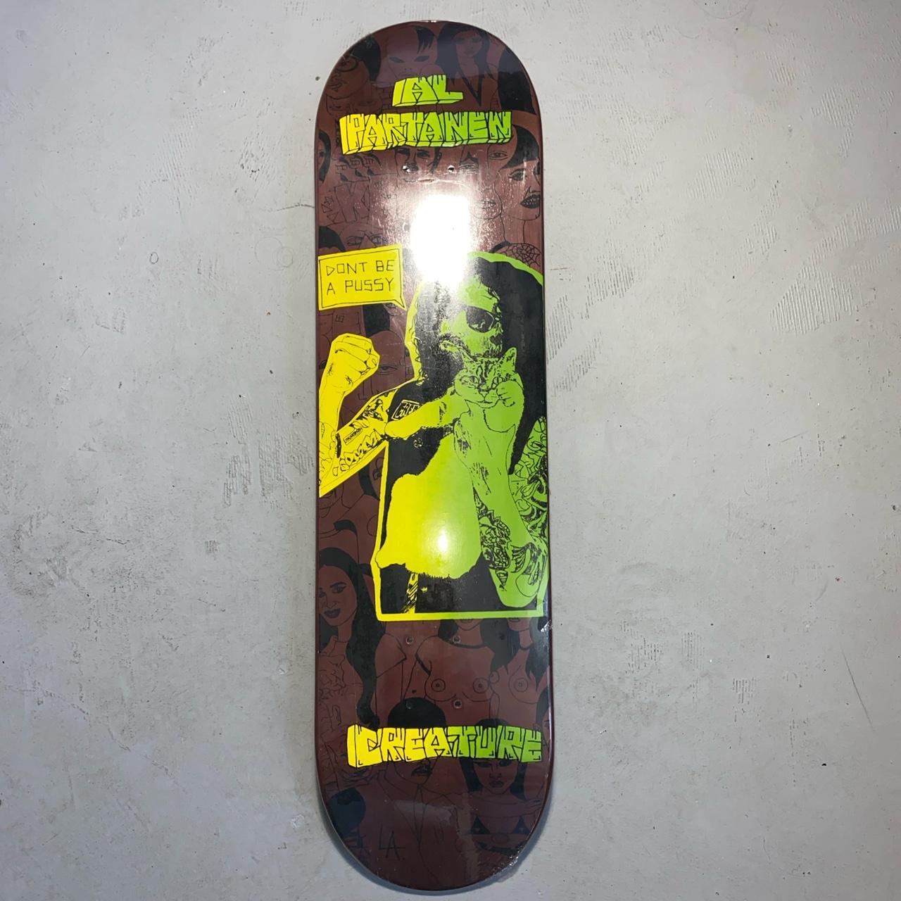 Al Partanen Creature Don’t be a 🐱 skateboard - Depop