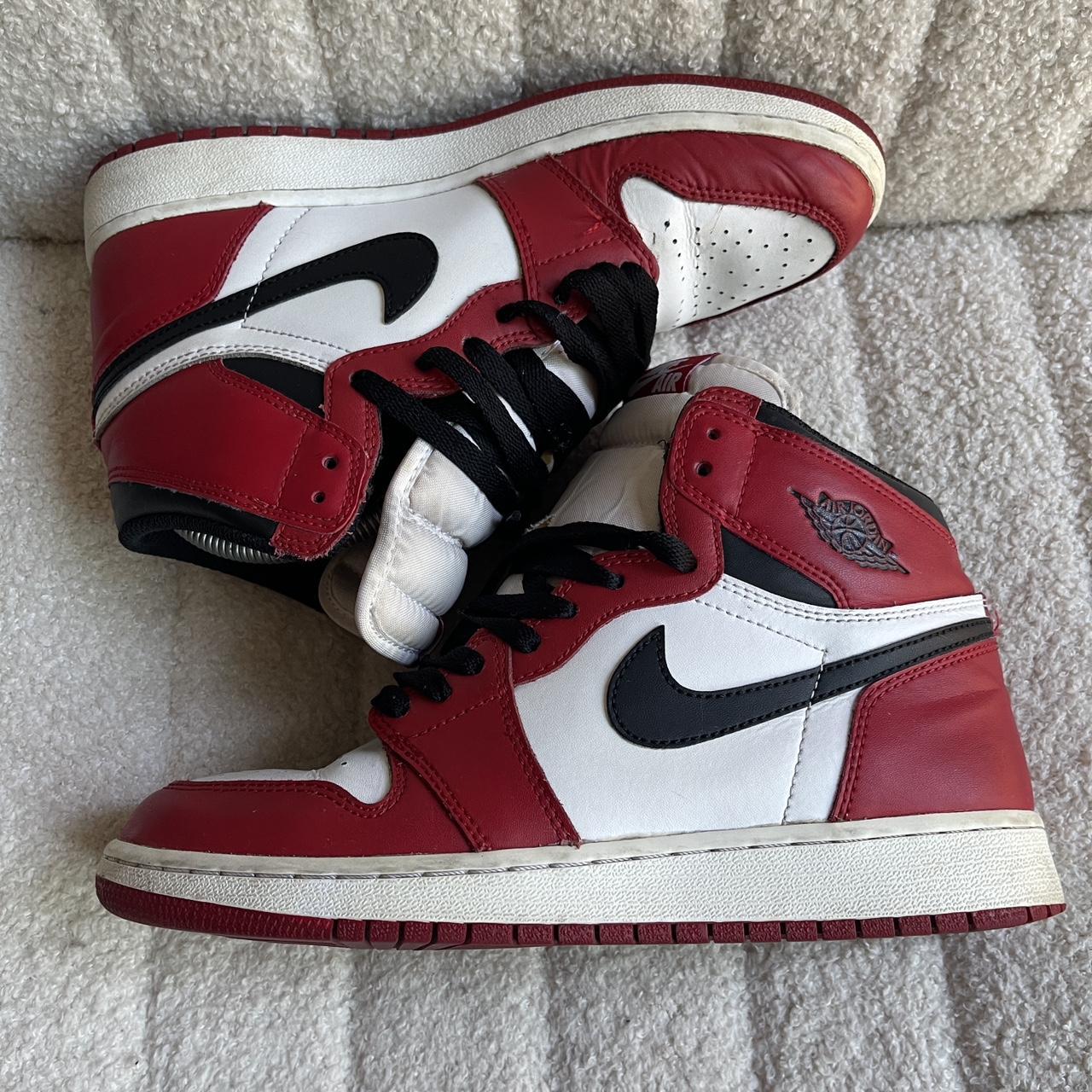 Nike Air Jordan 1 High Chicago (2015) Size 6.5 in... | Depop