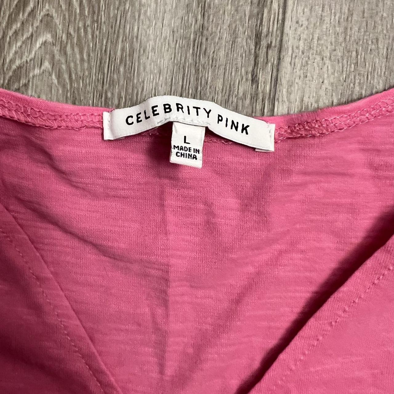 Pink cinch top New… just wrinkled from storage... - Depop