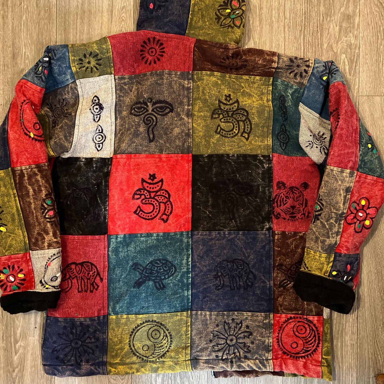 Selling my beautiful Nepalese patchwork jacket... - Depop