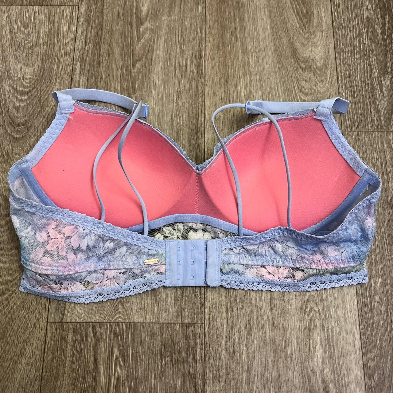 Victoria Secret PINK lace push up bra Size... - Depop