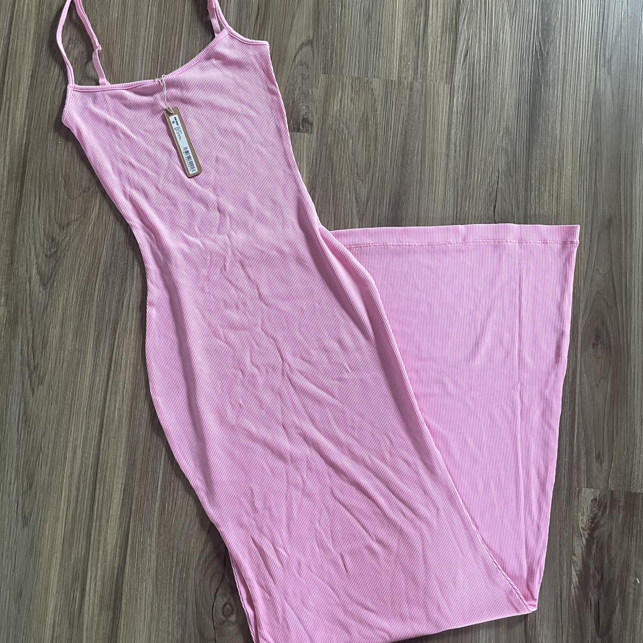 Skims Women's Pink Dress | Depop